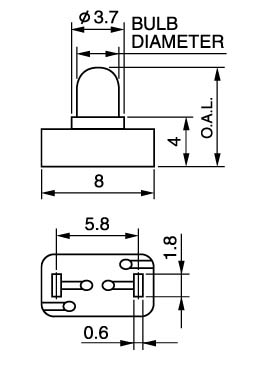 SUB MINIATURE LAMPS AND RUBBER BASE [1] | Miniature Lamps | Automotive ...