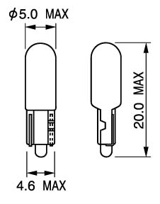 T-1 1/2 WEDGE BASE LAMPS | Miniature Lamps | Automotive and Industrial ...