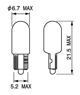 T-2 WEDGE BASE LAMPS | Miniature Lamps | Automotive and Industrial ...